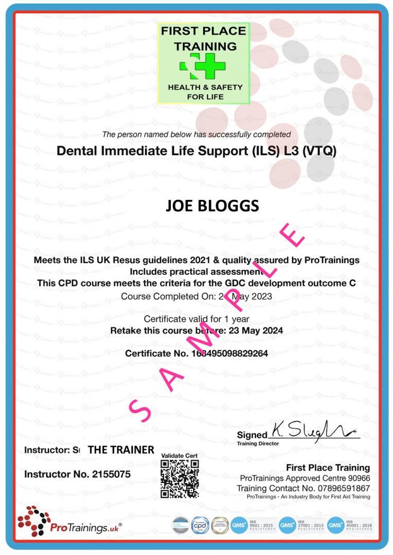 Activity First Aid Level 2 (VTQ) – First Place Training